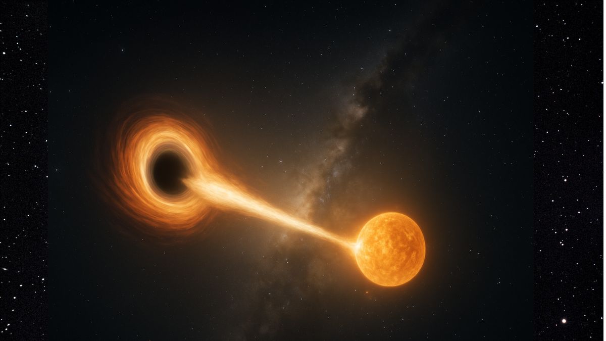 Black Hole Caught 'Burping' A Star Years After Eating It: A New Cosmic ...